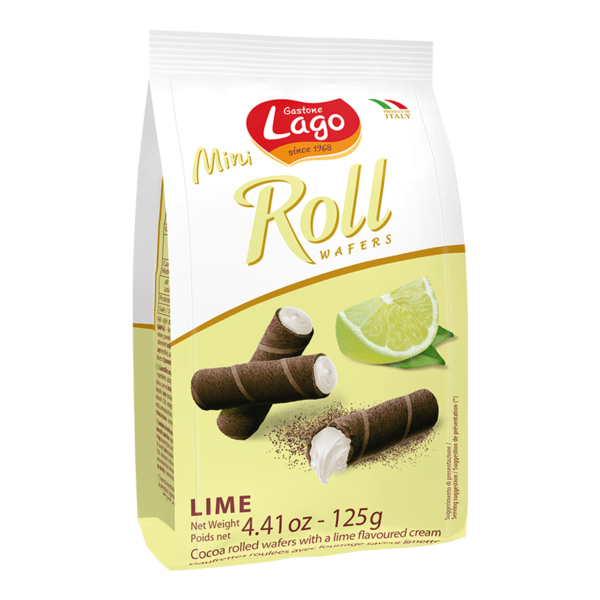 Mini Roll Lime 125g - Lago 1968